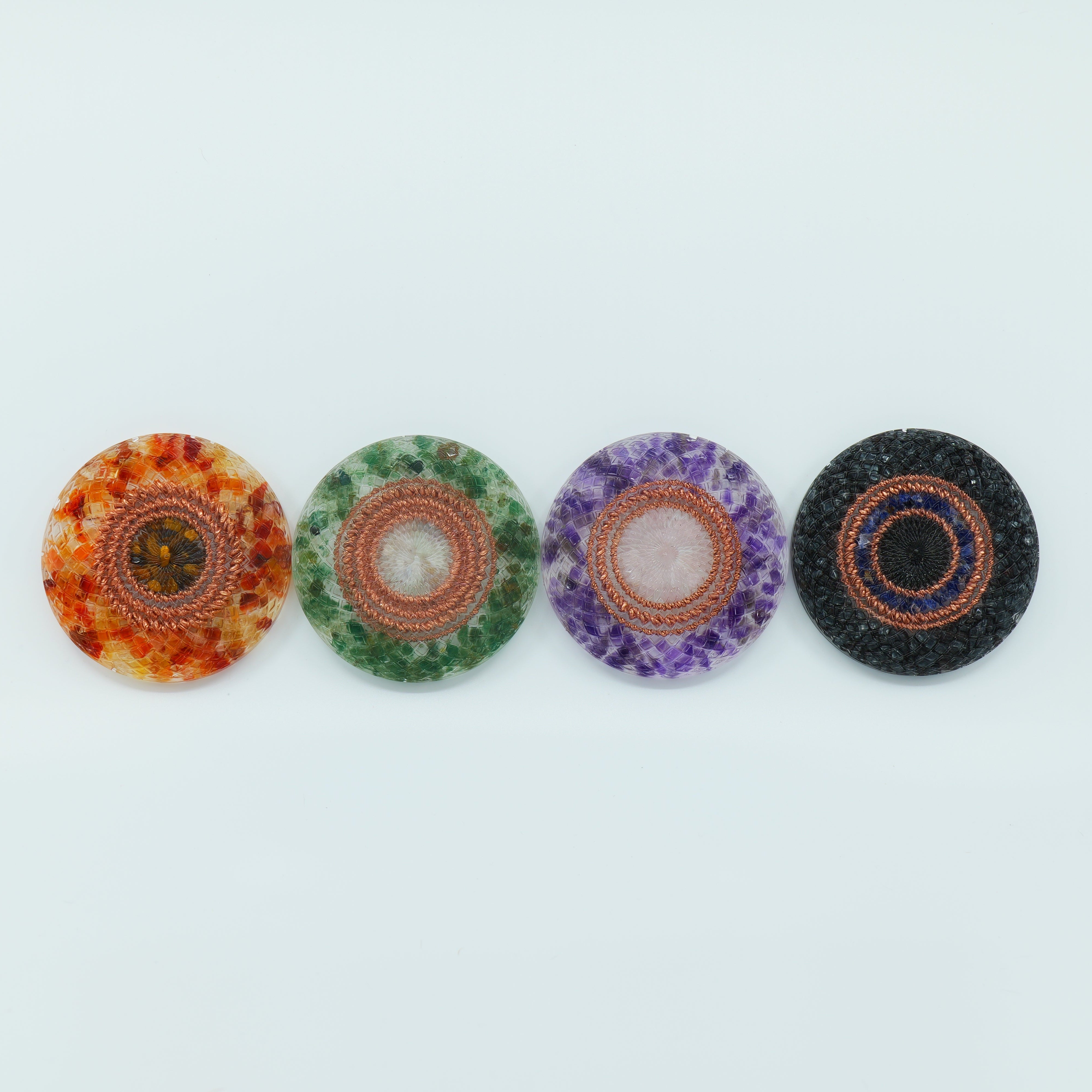 Cosmo Energy Drink Coaster Collection — 4 Piece Set – Cosmo Orgonite